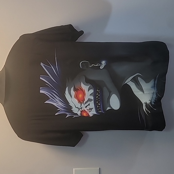 death note pac sun | Shirts | Pac Sun Death Note Anime Camp Shirt ...